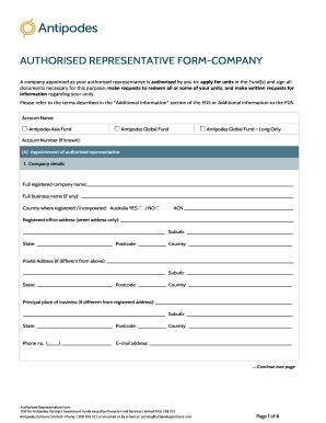 Fillable Online Fillable Online 20180830Pinnacle Authorised Rep form ...