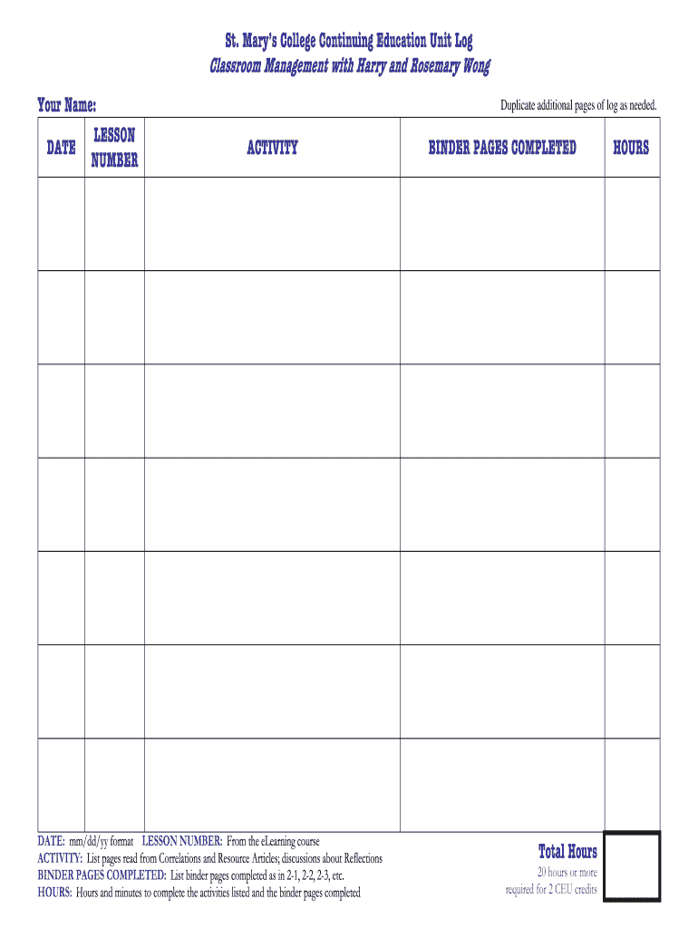 Fillable Online Classroom Management with Harry and Rosemary Wong ...