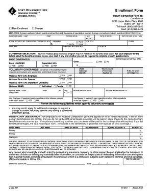 Fillable Online UT: Forms - Dearborn Life Insurance Fax Email Print ...