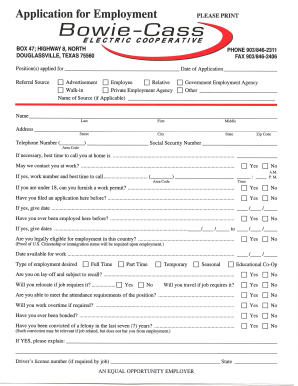 Fillable Online Bowie-Cass Fax Email Print - pdfFiller