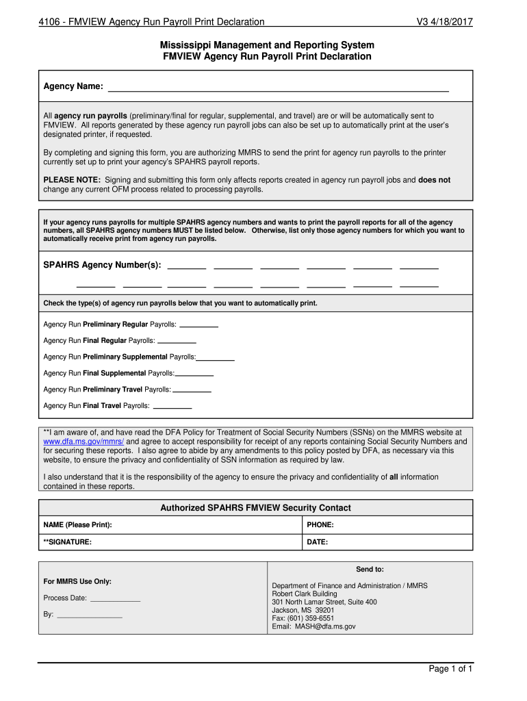 Fillable Online Fillable Online dfa ms 4104 FMVIEW User Maintenance Form ... Fax Email Print ...