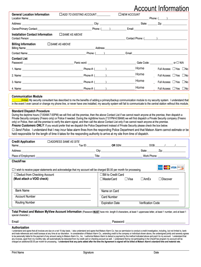 Fillable Online General Location Information Fax Email Print - pdfFiller