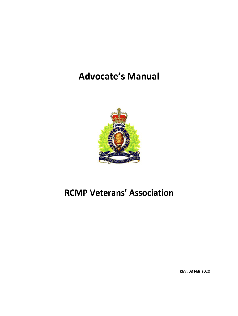 Fillable Online Supporting Ill And Injured RCMP Members And Their ...