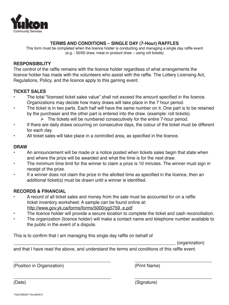 Fillable Online raffles frequently asked questions - Community Services ...