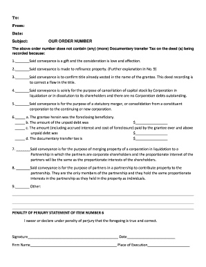 Fillable Online OUR ORDER NUMBER Fax Email Print - pdfFiller