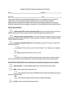 Fillable Online CHP Checklist rev 02-20 Fax Email Print - pdfFiller