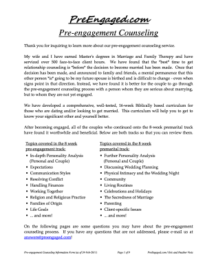 Gottman Couples Intake Form - Fill Online, Printable, Fillable, Blank ...