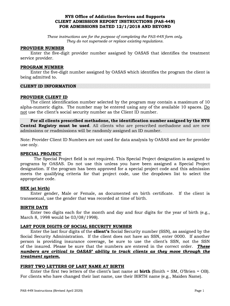 Fillable Online nys oasas apps Fax Email Print - pdfFiller