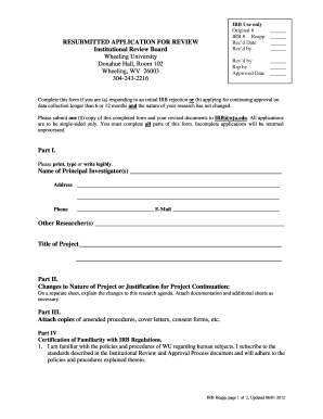 Fillable Online Reliance Agreement Guidance: How to Apply for External IRB Review Fax Email ...