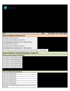 Fillable Online Units-of-Study-Order-Form-2018-Oct18 Fax Email Print ...