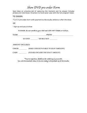 Fillable Online NDT dvd order form.doc Fax Email Print - pdfFiller