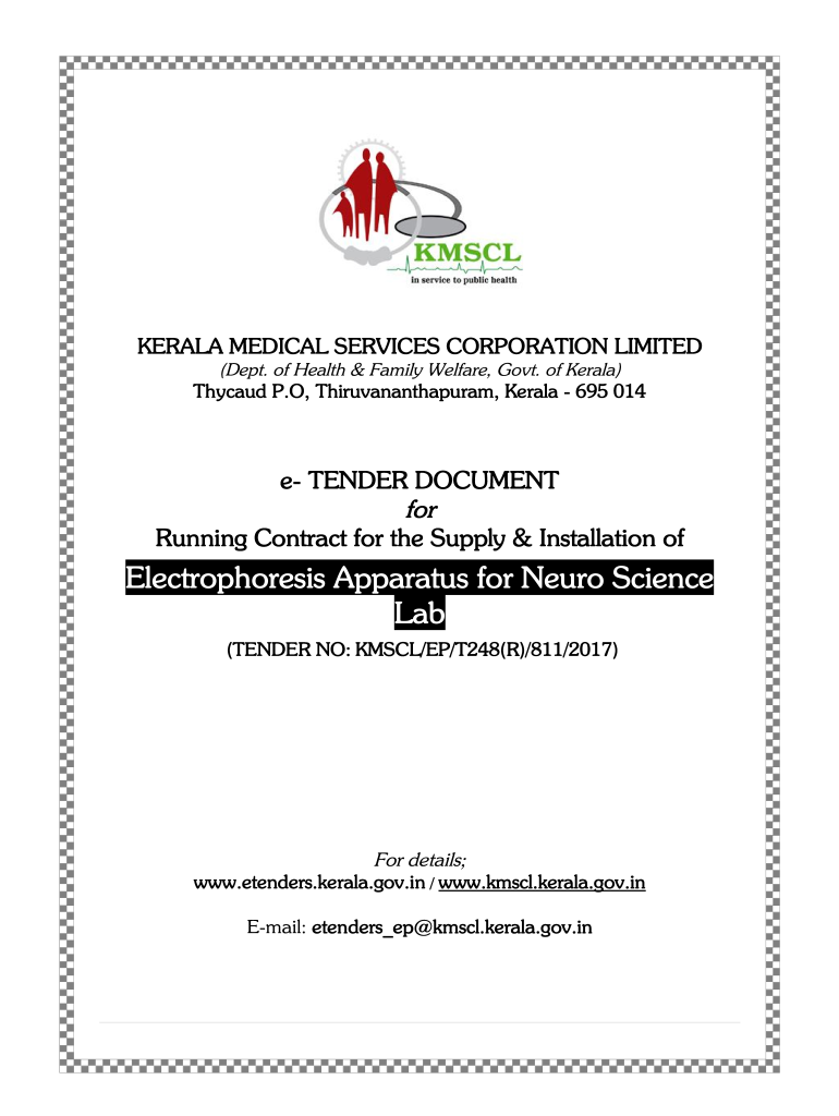 Fillable Online Fillable Online Fillable Online kmscl kerala gov of ...