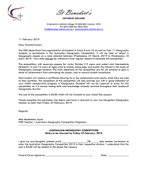 Fillable Online The HSIE department has organised for all students in ...