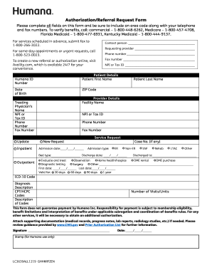 Fillable Online Authorization/Referral Request Form Fax Email Print ...