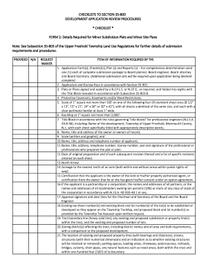 Fillable Online Checklist Form 2 Fax Email Print - pdfFiller