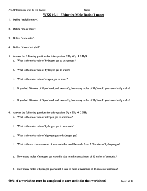 Unit 2 Learning Checkpoint 1 Pre Ap Chemistry Answers - Fill Online ...