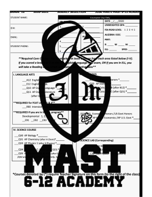 Fillable Online Grade 12 Subject Selection Form 2020-2021 Fax Email ...
