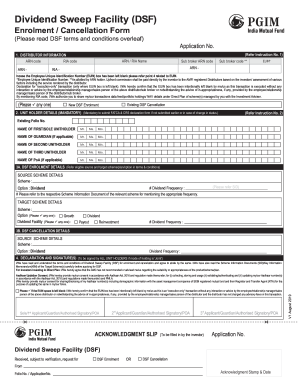 Fillable Online Dividend Sweep Facility Form V1 August 2019 Fax Email ...