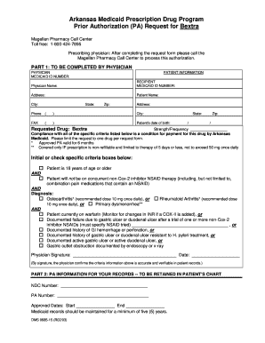 Fillable Online Arkansas Medicaid Prescription Drug Program PA Form Fax ...