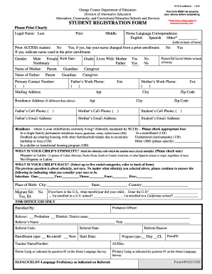 Fillable Online Orange County Department of Education This form MUST be ...
