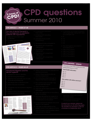Fillable Online CPD questions Fax Email Print - pdfFiller
