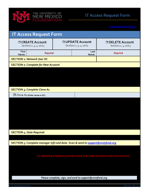 Fillable Online Advance System Access Request Form 2015-16 Fax Email Print - pdfFiller