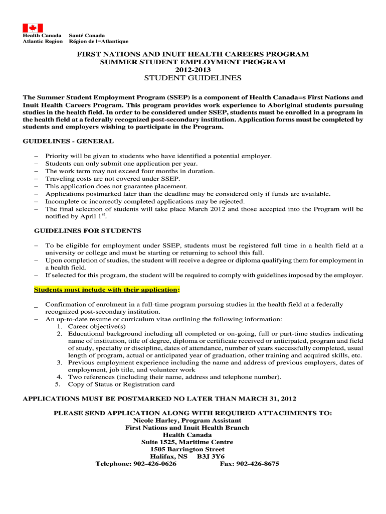 Fillable Online STUDENT GUIDELINES Fax Email Print - pdfFiller