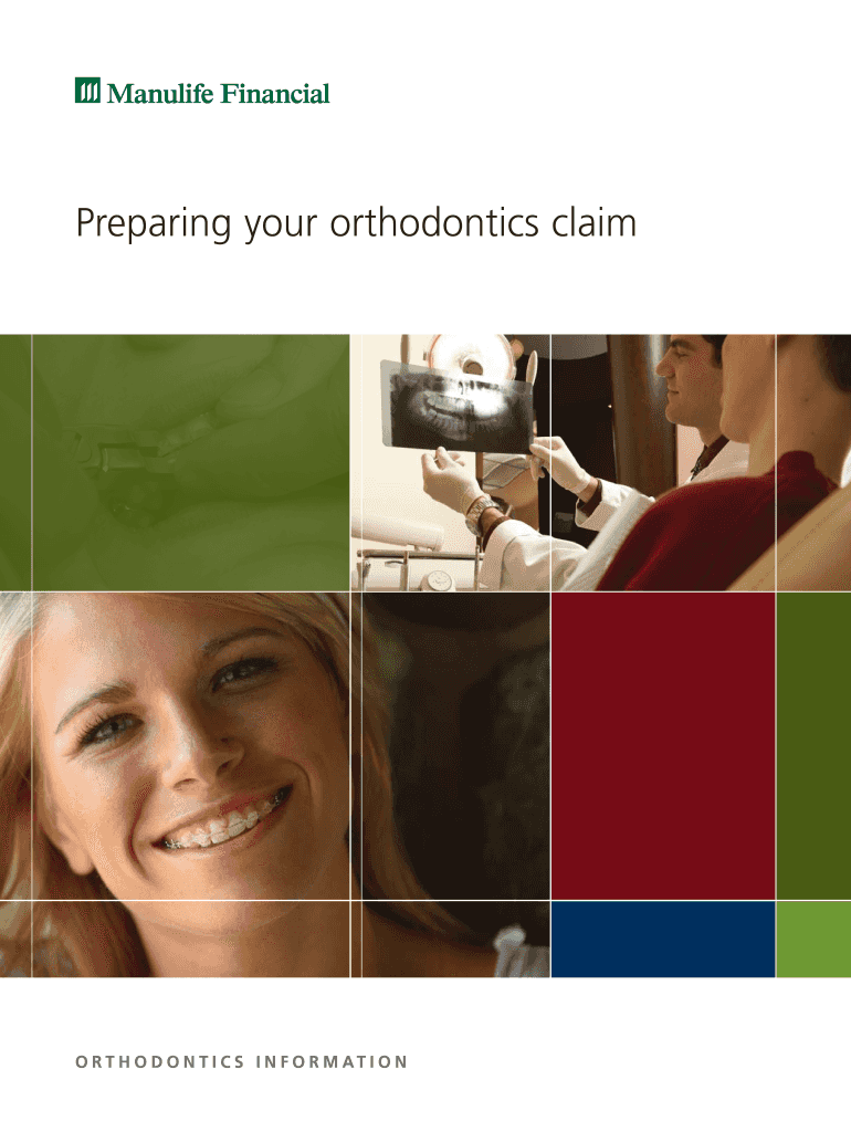 Fillable Online Preparing your orthodontics claim Fax Email Print ...