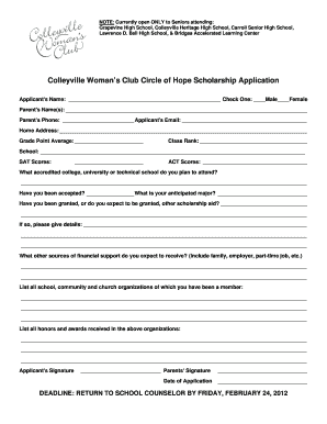 Fillable Online gcisd-k12 Microsoft Word Viewer - 11-12 Circle of Hope ...