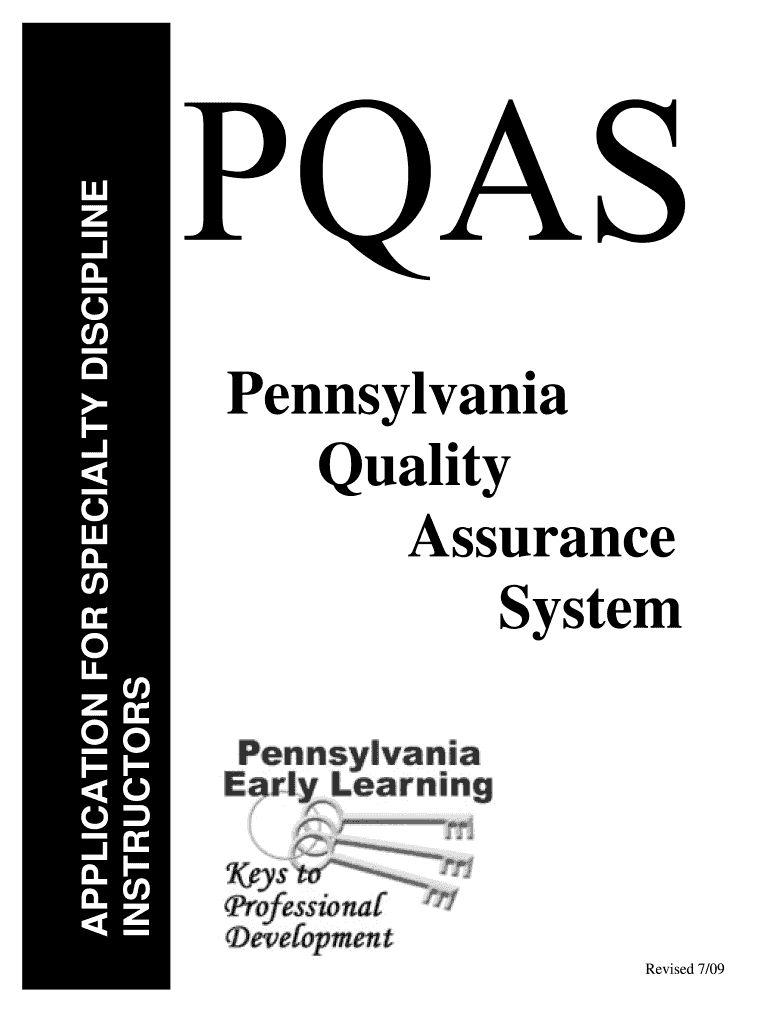 Fillable Online pakeys Pennsylvania Quality Assurance System - PA Keys ...