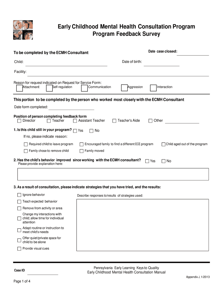 Fillable Online pakeys Early Childhood Mental Health Consultation ...
