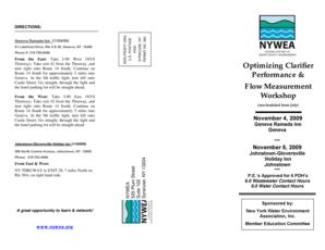 Fillable Online nywea Optimizing Clarifier Performance amp Flow ...