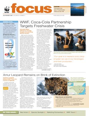 Fillable Online wwf worldwildlife Focus - WWF Supporter Page - wwf ...