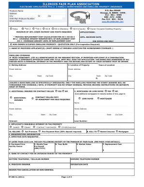 Fillable Online ELECTRONIC APPLICATION FOR (1- 4 FAMILY) HOMEOWNERS AND ...