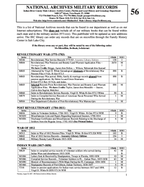 Fillable Online NATIONAL ARCHIVES MILITARY RECORDS Fax Email Print ...
