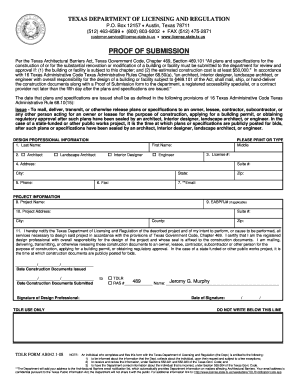 Fillable Online PROOF OF SUBMISSION Fax Email Print - pdfFiller