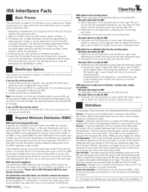 Fillable Online IRA Inheritance Facts Fax Email Print - pdfFiller