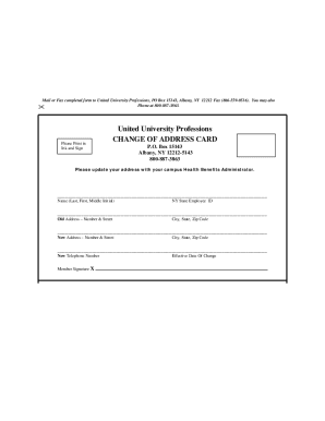 Fillable Online uupunion.orgmyuupbenefitsUUPBenefit Trust Fund Change ...