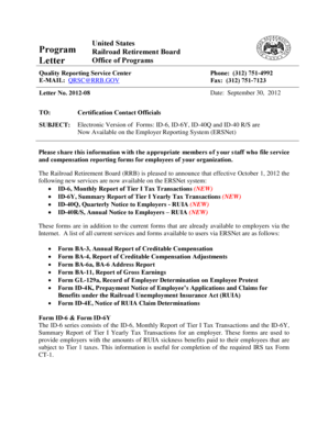 Fillable Online Electronic Version of Forms ID-6 ID-6Y ID-40Q and ID-40 ...