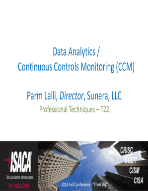 Fillable Online What is Continuous Controls Monitoring & Its Impact on ...