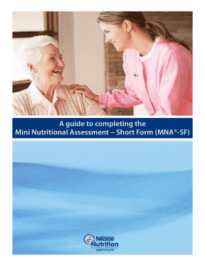Fillable Online Mini Nutritional Assessment Short Form (MNA-SF) Fax ...