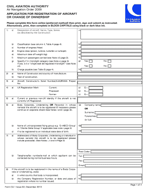 Fillable Online caa co CA1 Issue 02.fm - Civil Aviation Authority Fax ...