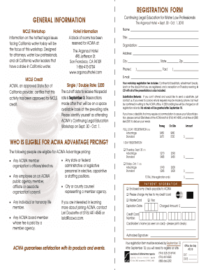 Fillable Online REGISTRATION FORM GENERAl INFORMATION Fax Email Print ...