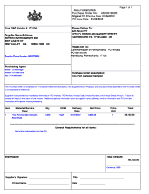 Fillable Online FULLY EXECUTED Fax Email Print - pdfFiller