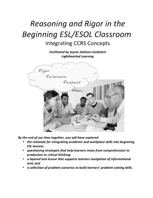 Fillable Online casas Reasoning and Rigor in the Beginning ESLESOL ...
