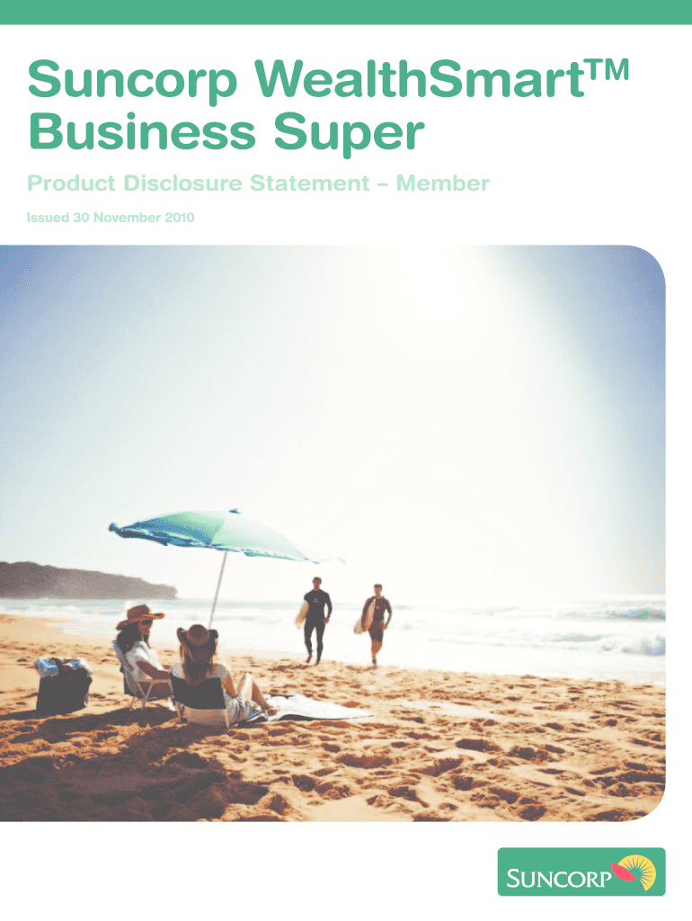 Fillable Online Suncorp WealthSmart Business Super - Suncorp Bank Fax Email Print - pdfFiller