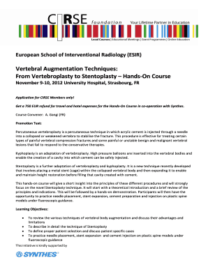 Fillable Online cirse From Vertebroplasty to Stentoplasty - CIRSE ...