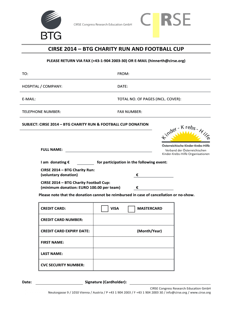 Fillable Online cirse Registration Formeditdocx Fax Email Print - pdfFiller