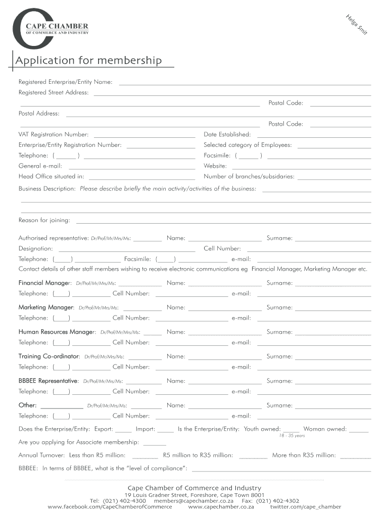 Fillable Online Registered EnterpriseEntity Name Fax Email Print ...