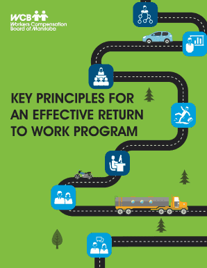 Fillable Online Key Principles for an Effective Return to Work Program ...